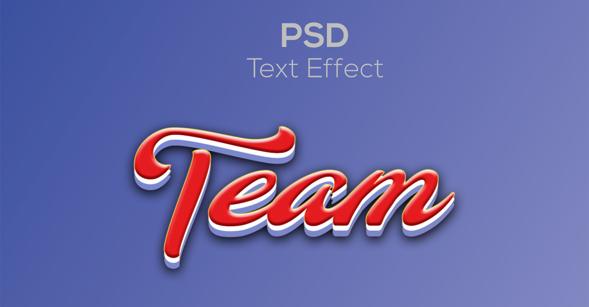 3D Text Effect | Calligraphy Font Psd Text Effect