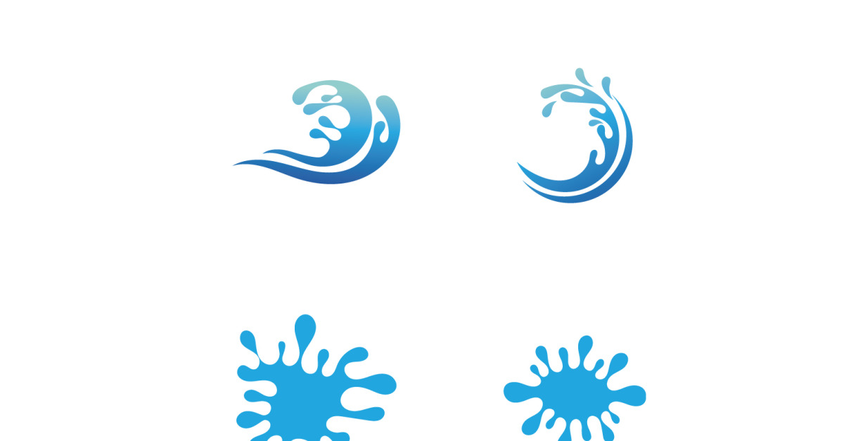 Sıçrama Su Taze Logo Ve Sembol Vektör V51 - TemplateMonster