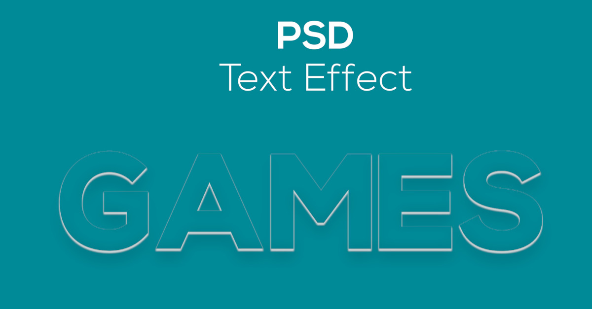 Games | Editable Premium Games Psd Text Effect