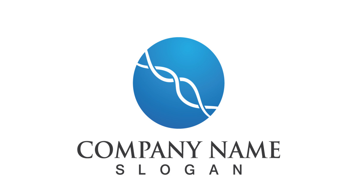 DNA Health Logo And Symbol Vector V12 - TemplateMonster