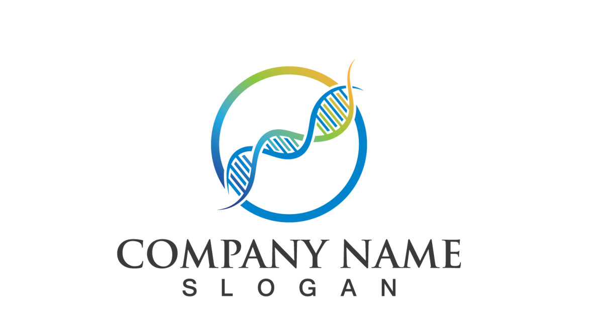 DNA Health Logo And Symbol Vector V16 - TemplateMonster