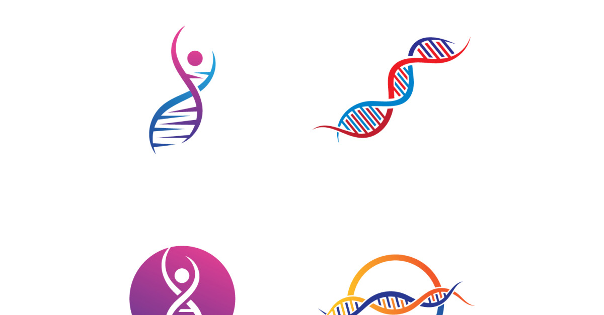 DNA Health Logo And Symbol Vector V19 - TemplateMonster