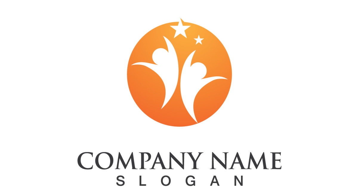 Group Community People Adoption Logo Vector V27