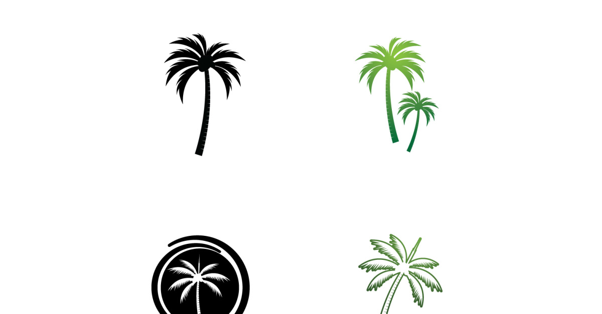 Cocotier Logo Et Symbole Vecteur V22 - TemplateMonster