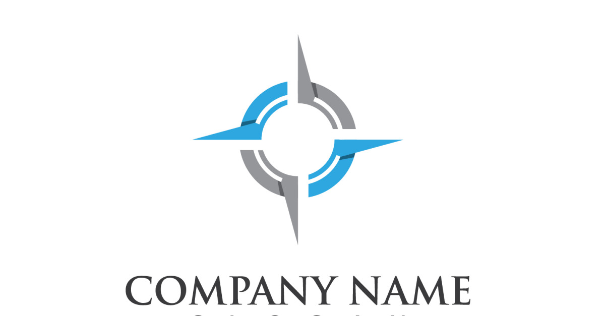 Compass Logo And Symbol Location Logo V5 - TemplateMonster
