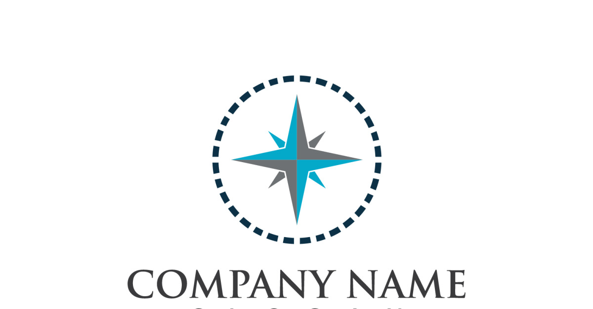 Compass Logo And Symbol Location Logo V8 - TemplateMonster