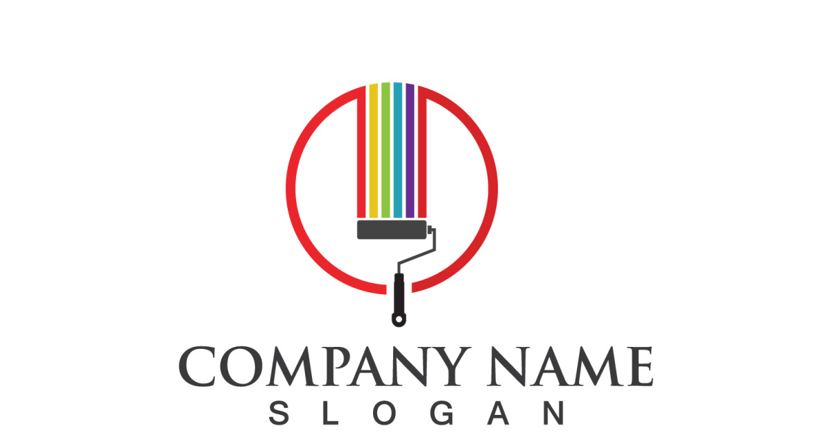 Pędzel Logo I Symbol Wektor Eps V7 #257743 - TemplateMonster