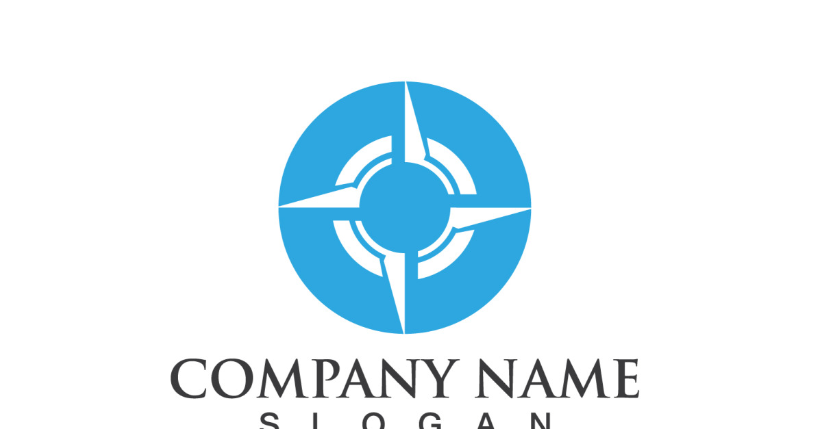 Compass Logo And Symbol Location Logo V14 - TemplateMonster