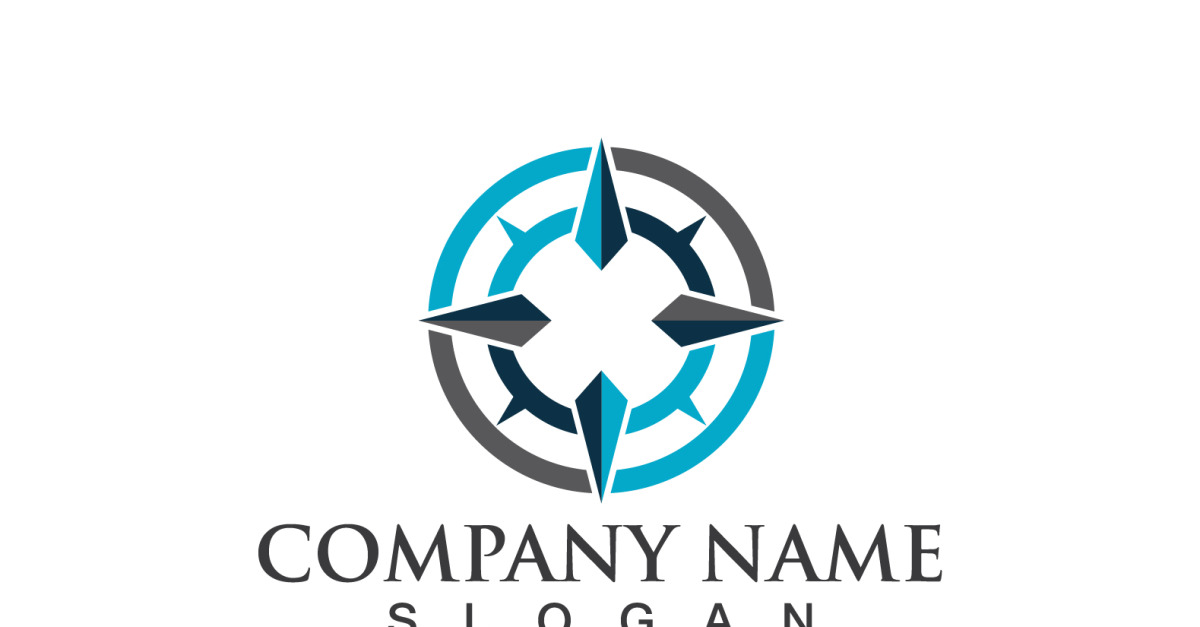 Compass Logo And Symbol Location Logo V18 - TemplateMonster