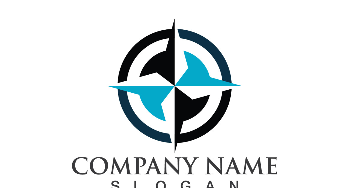 Compass Logo And Symbol Location Logo V19 - TemplateMonster