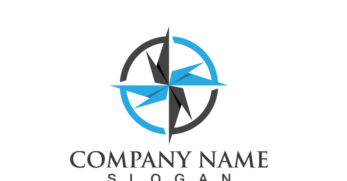 Compass Logo And Symbol Location Logo V22 - TemplateMonster