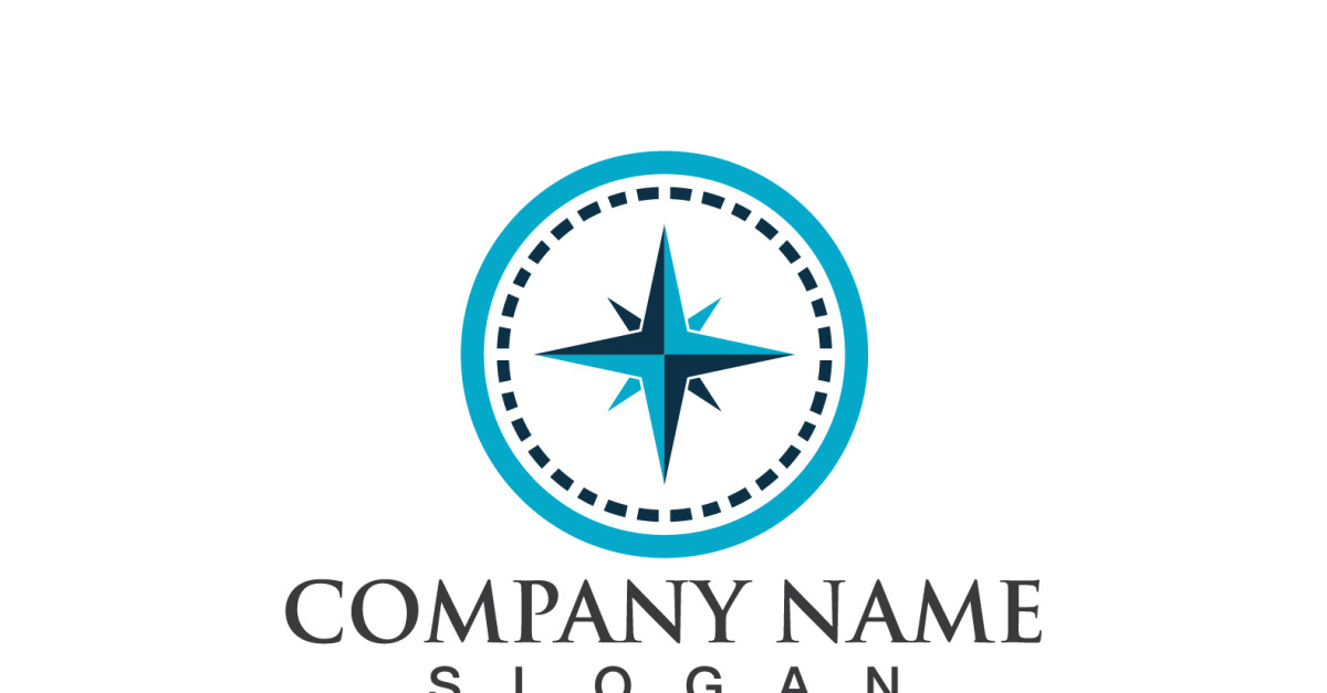 Logo bussola e posizione del simbolo Logo V17