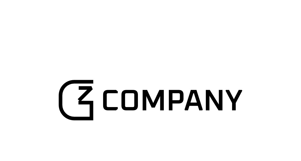 Monogram Harf GZ Tech Logo #258013 - TemplateMonster
