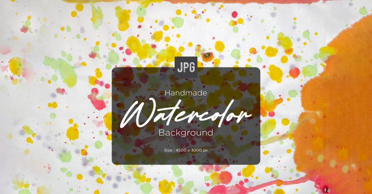 Water color’s Background Splotches & Blush