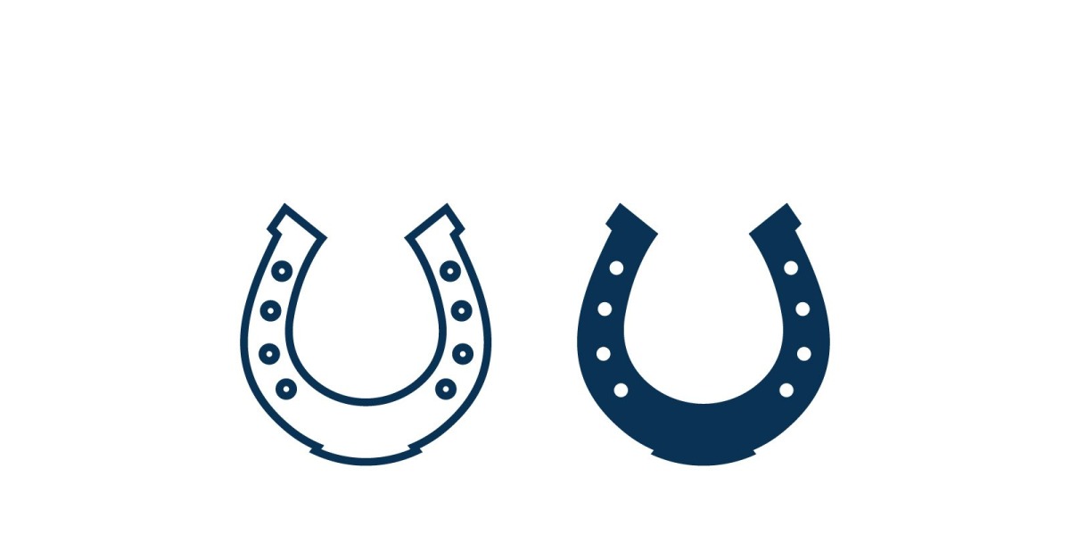 At Nalı Vektör Logo Tasarım Şablonu V1 - TemplateMonster