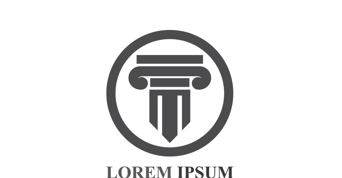 Column Logo And Symbol Template V3 #259065 - TemplateMonster