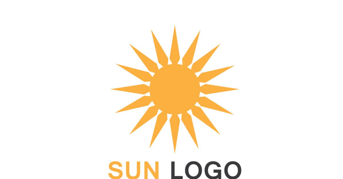 Sol Vector Logo Y Símbolo V5 #259060 - TemplateMonster
