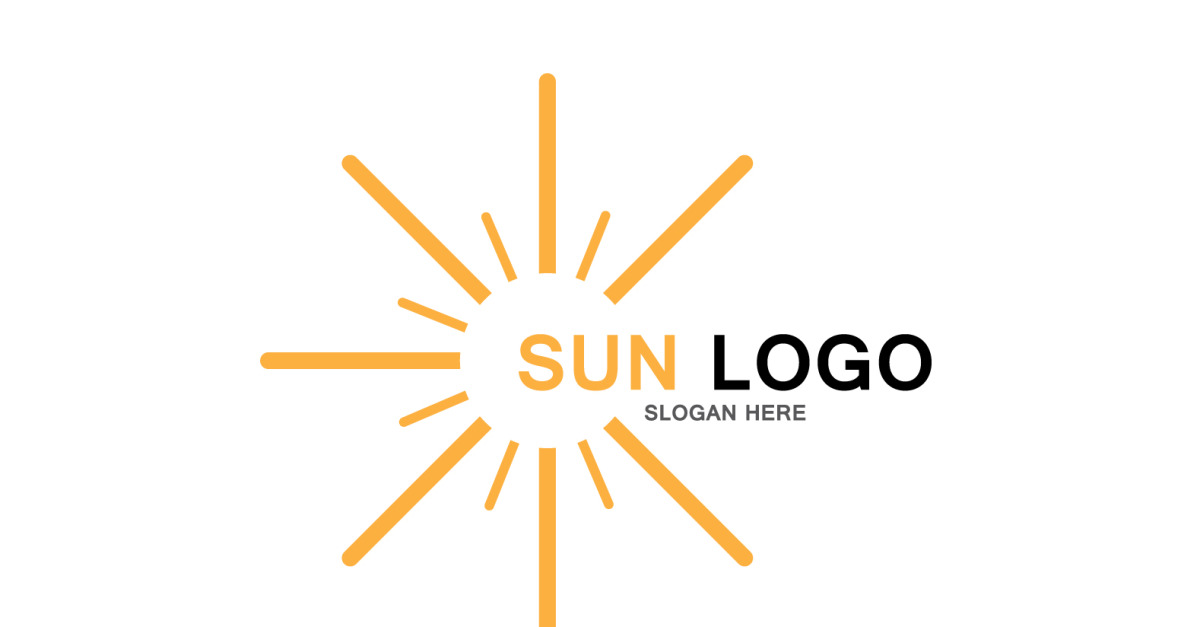 Sun Vector Logo And Symbol V1 #259056 - TemplateMonster