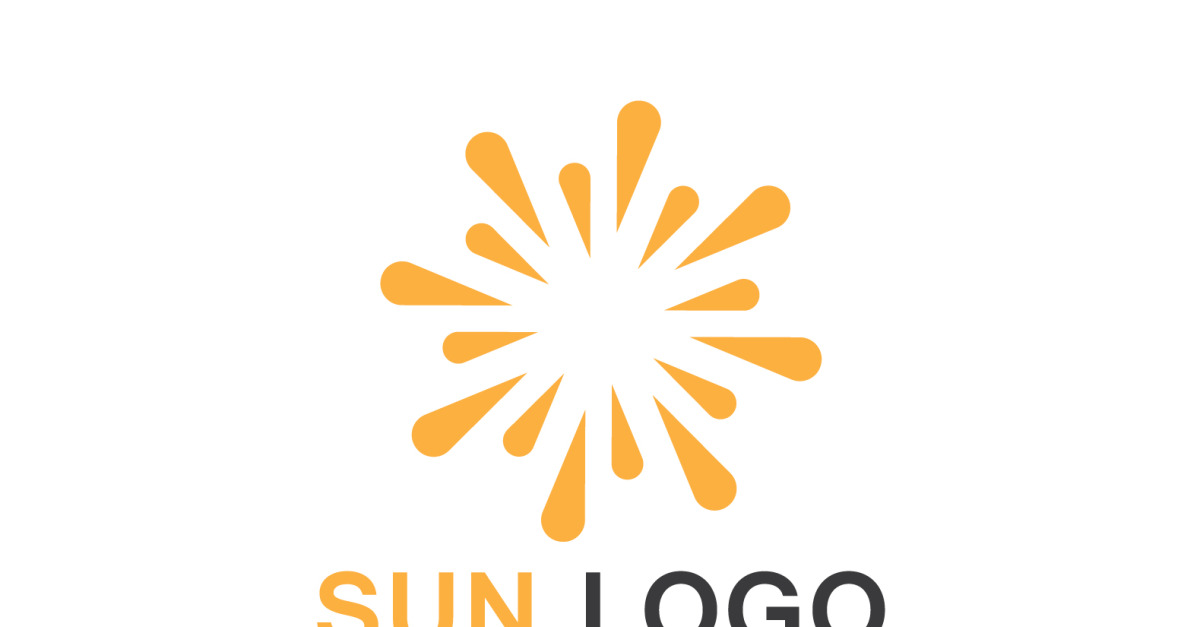 Sun Vector Logo And Symbol V4 #259059 - TemplateMonster