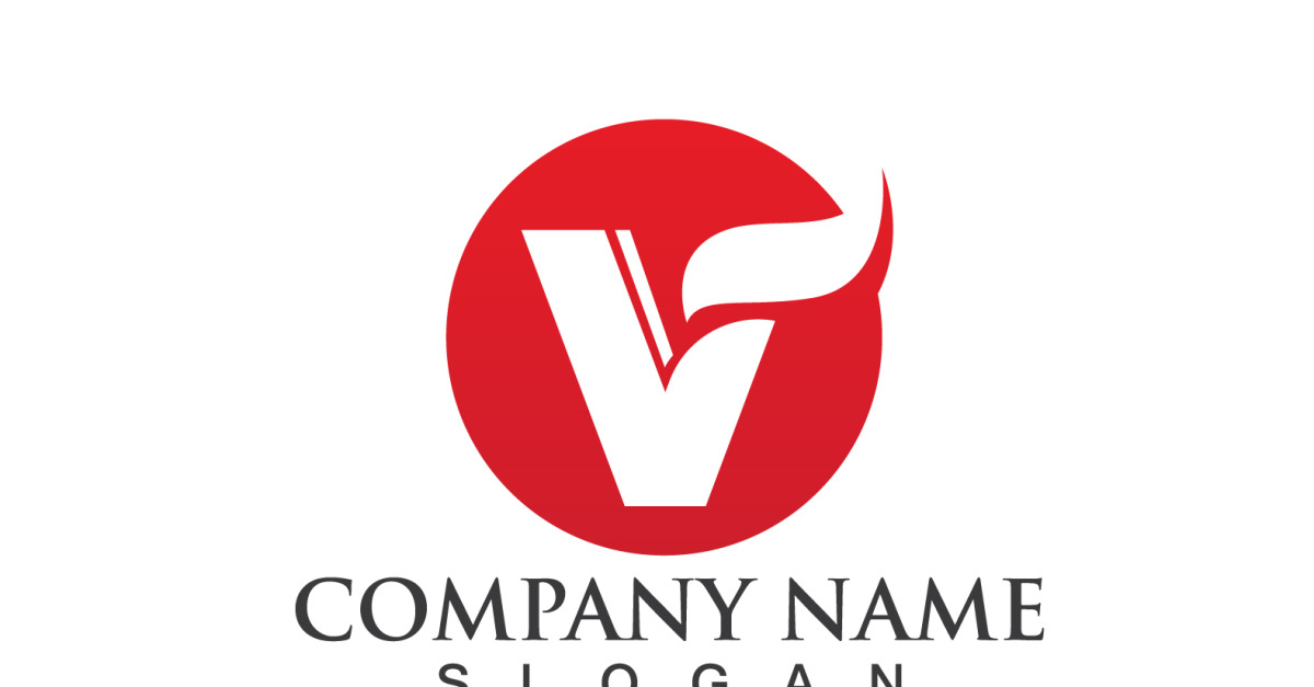 V Business Letter Vector Logo V2 #259078 - TemplateMonster