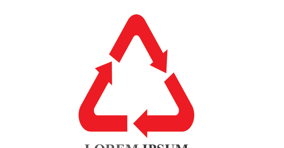 Ícone de reciclagem Ecologia Green Leaf Icons V4