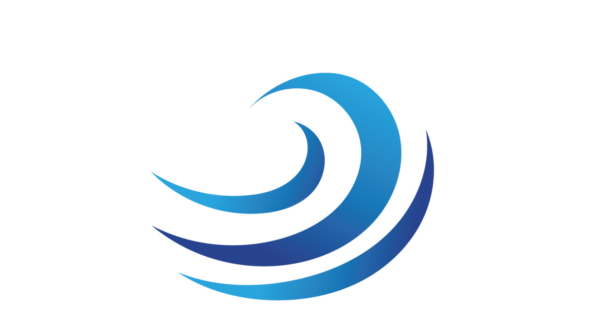 Wave Beach Logo Symbols Vector Template V13
