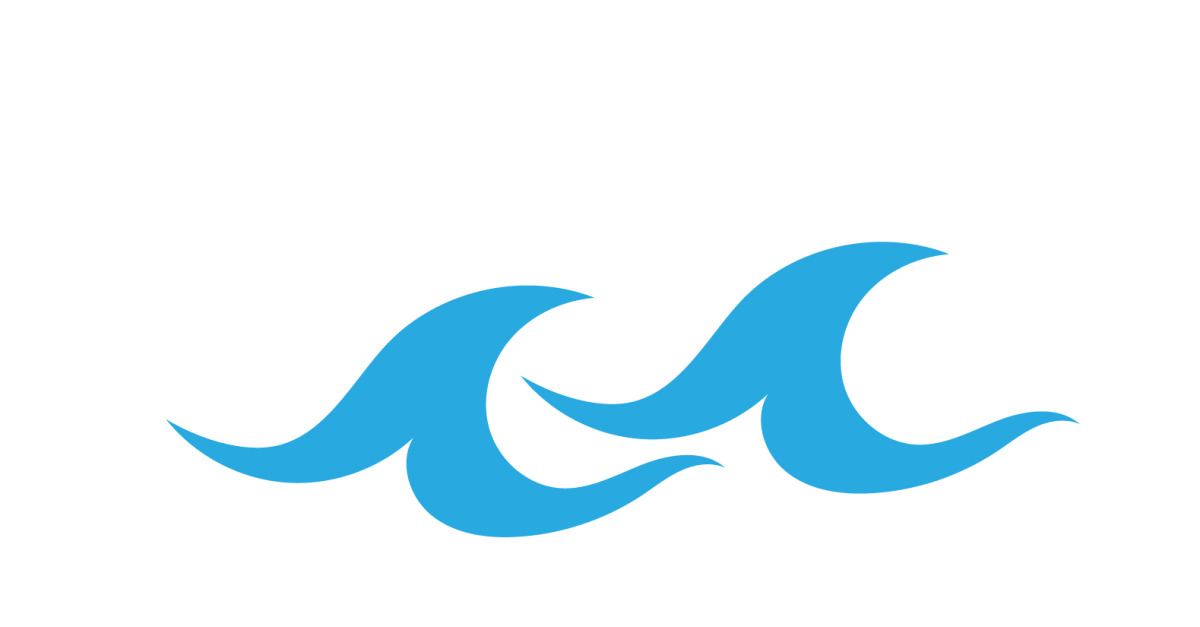 Wave Beach Logo Symbols Vector Template V20