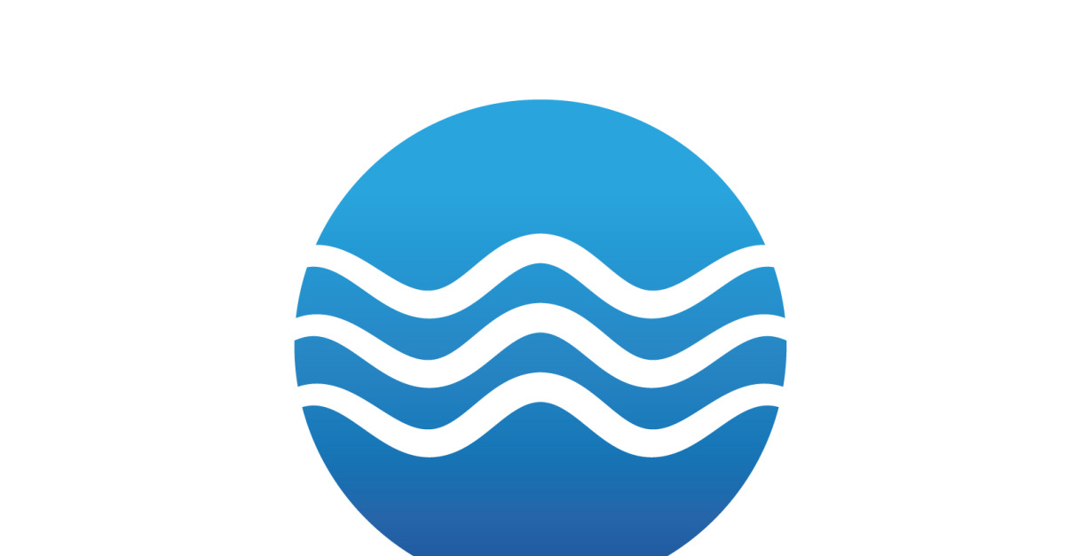 Wave Beach Logo Symbols Vector Template V27