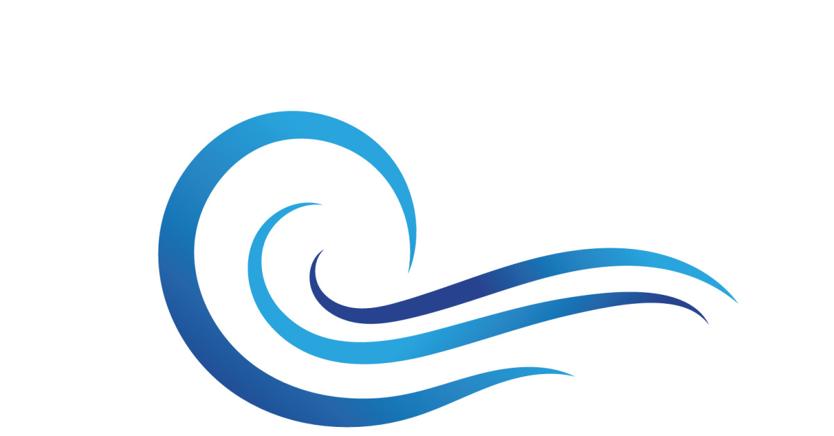 Wave Beach Logo Symbols Vector Template V3 - TemplateMonster