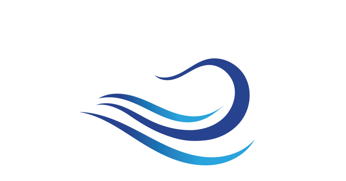 Wave Beach Logo Symbols Vector Template V6 - TemplateMonster