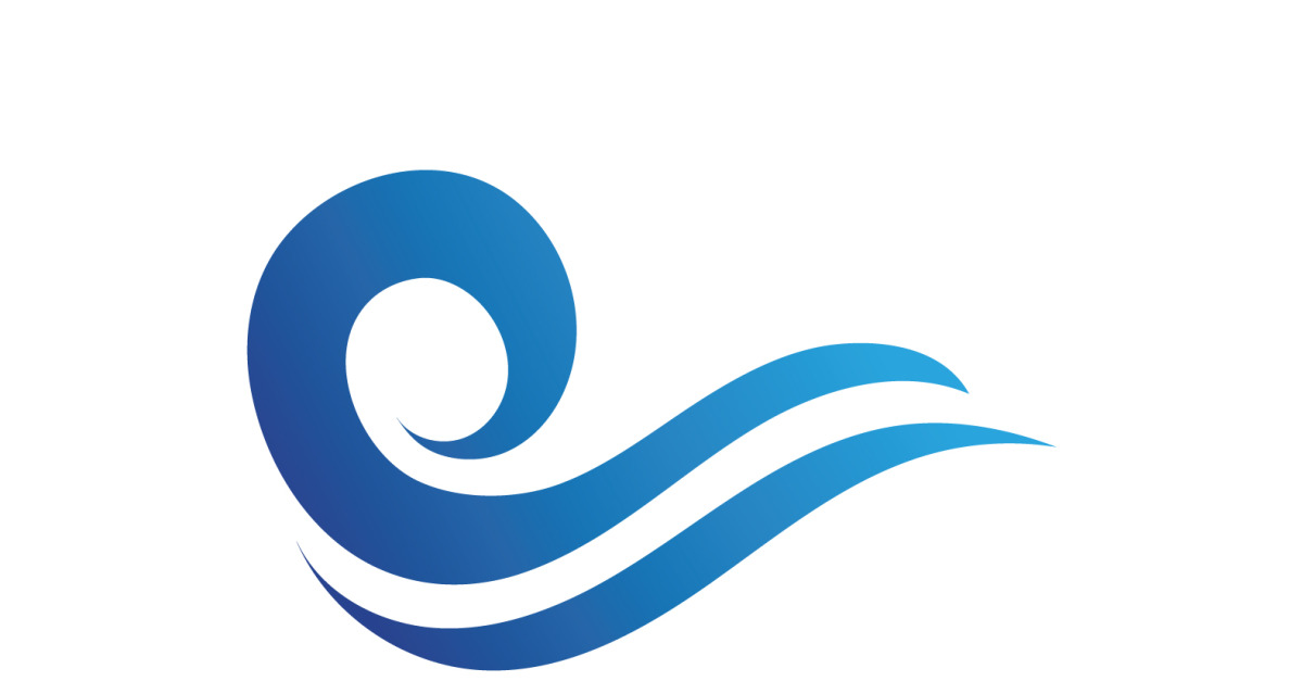 Wave Beach Logo Symbols Vector Template V8 - TemplateMonster