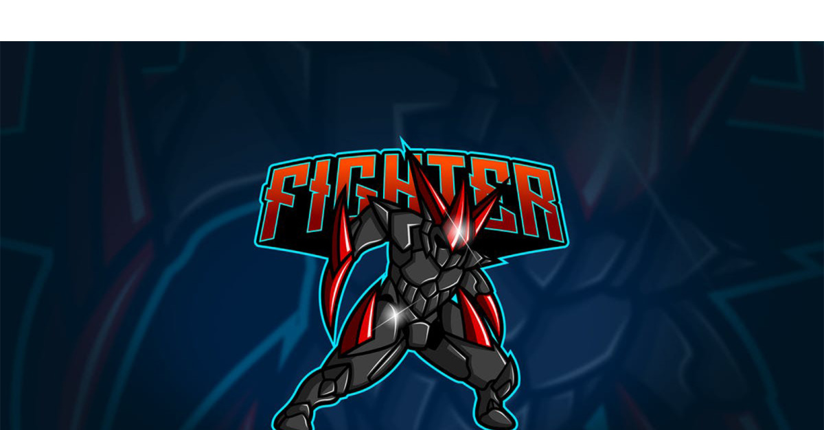 Kämpfer - Maskottchen & Esport-Logo - TemplateMonster