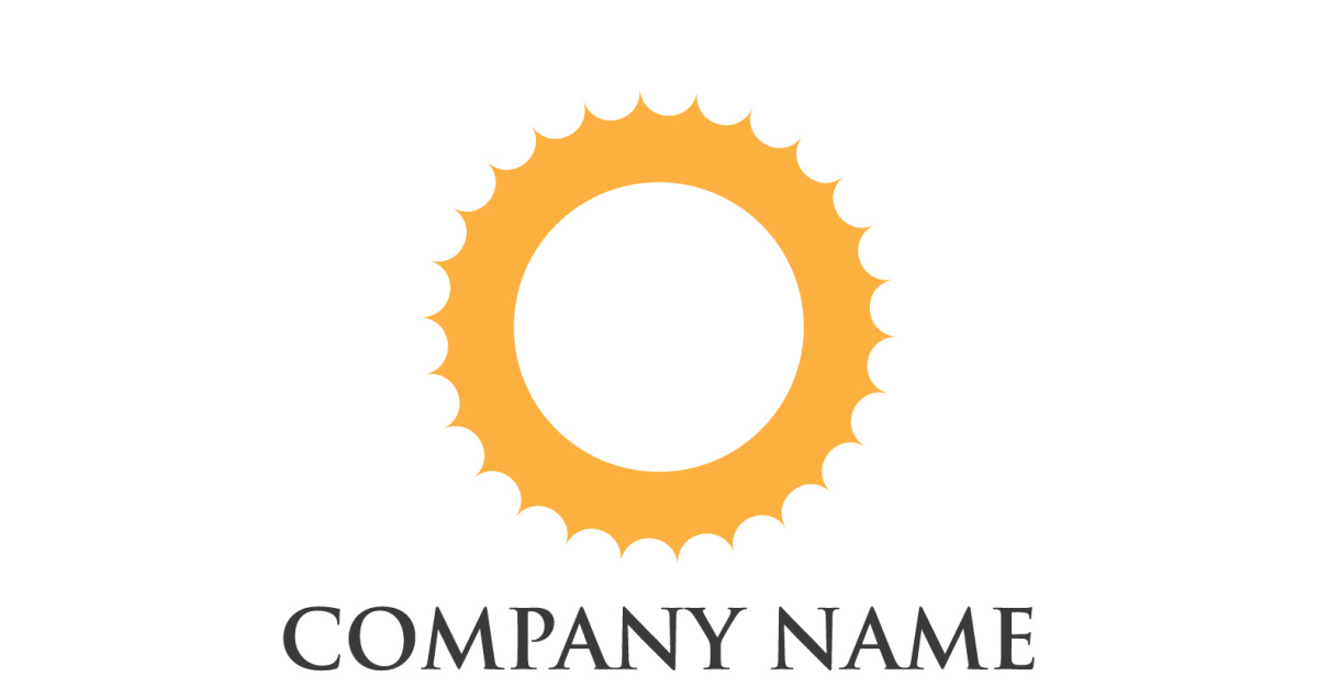 Sun Logo Ilustración Icono Vector Plantilla V10