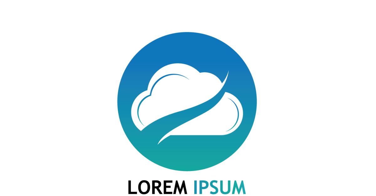 Cloud Logo Vector Template And Symbol V2 - TemplateMonster