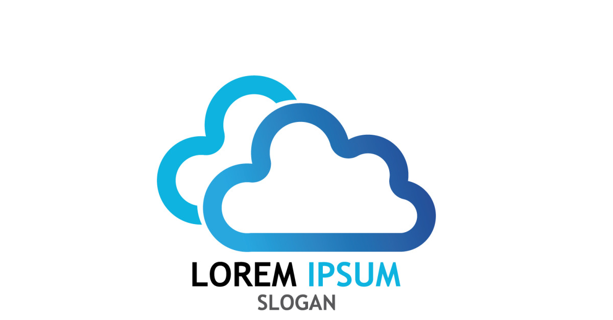 Cloud Logo Vector Template And Symbol V9 - TemplateMonster