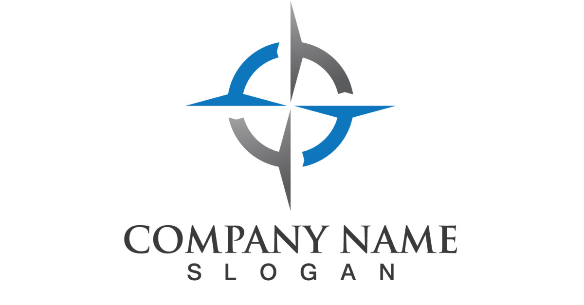 Compass Logo Signs And Symbols Vector V2 - TemplateMonster