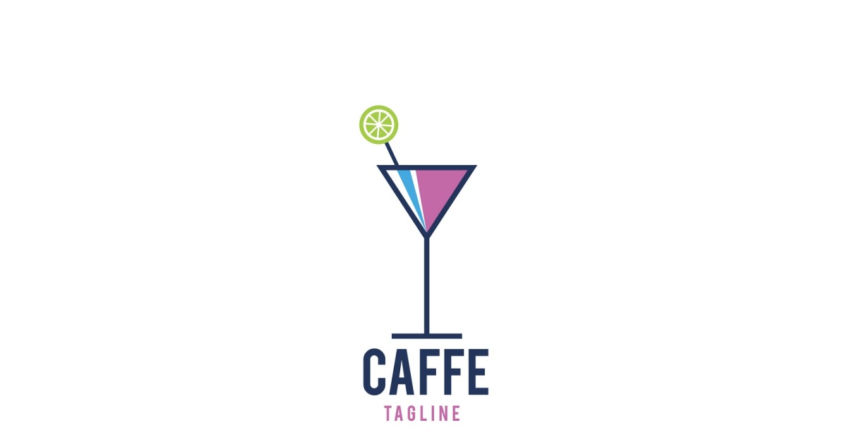 Juice Cafe Logo Vector Design Template V1 - TemplateMonster