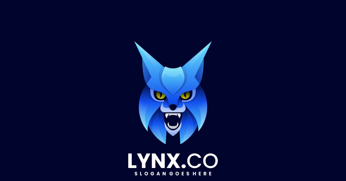 Lynx Gradient Color Logo Design #260493 - TemplateMonster