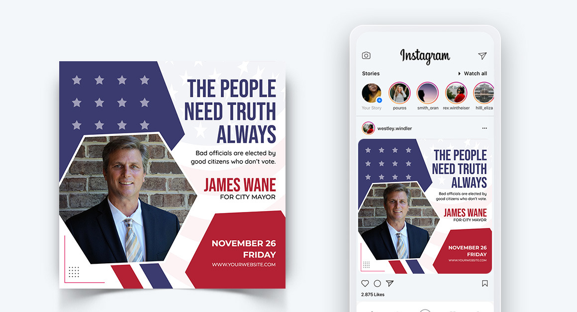 Political Campaign Social Media Post Design Template-03