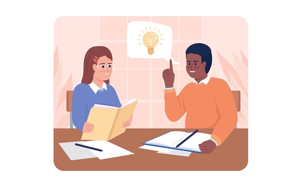 Came Up with Idea Illustration #261521 - TemplateMonster