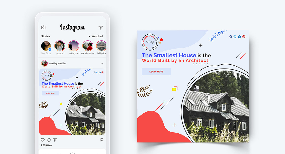 Architecture Design Social Media Post Design Template-04