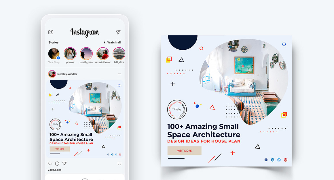 Architecture Design Social Media Post Design Template-10