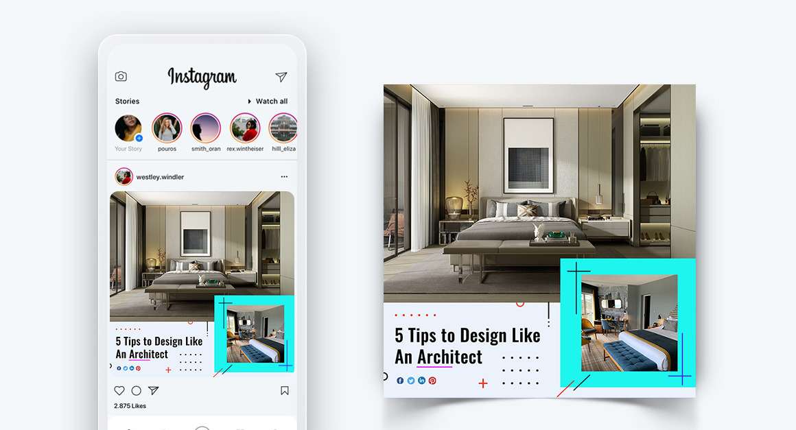 Architecture Design Social Media Post Design Template-13