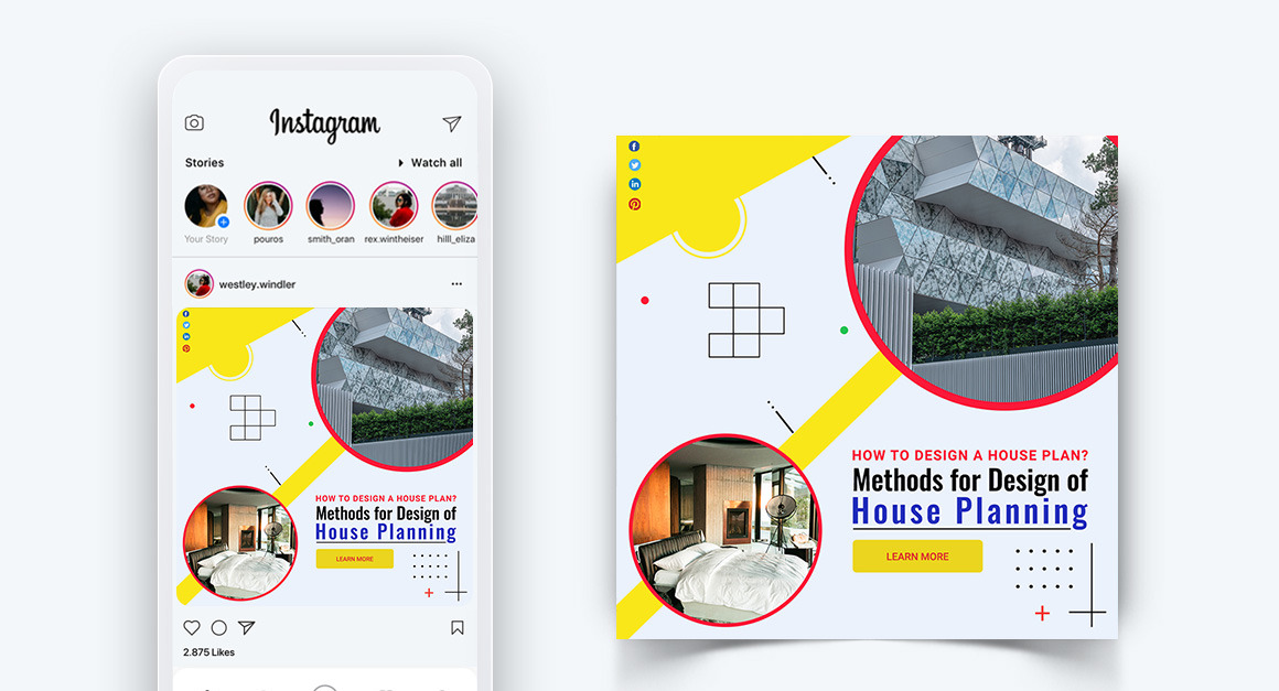 Architecture Design Social Media Post Design Template-14
