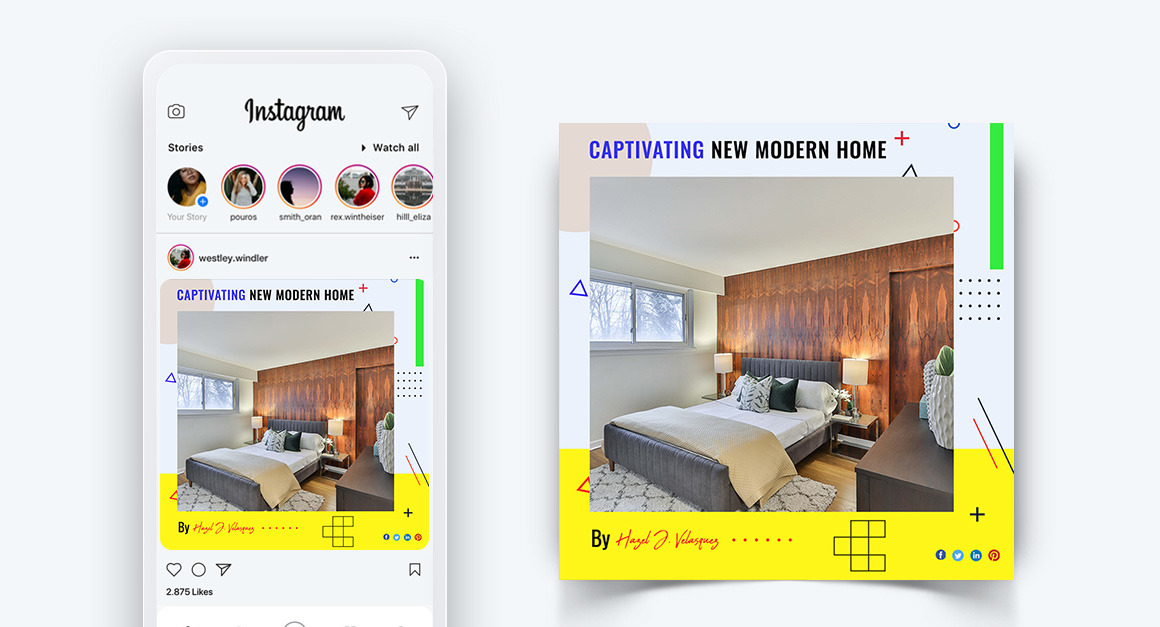 Architecture Design Social Media Post Design Template-17