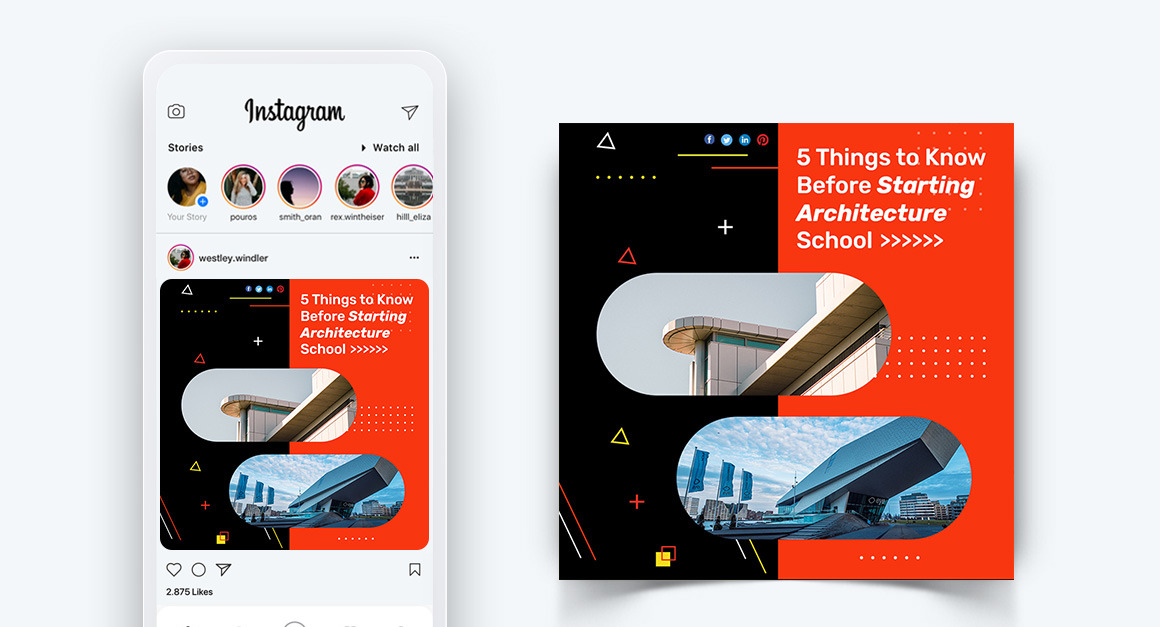 Architecture Design Social Media Post Design Template-18