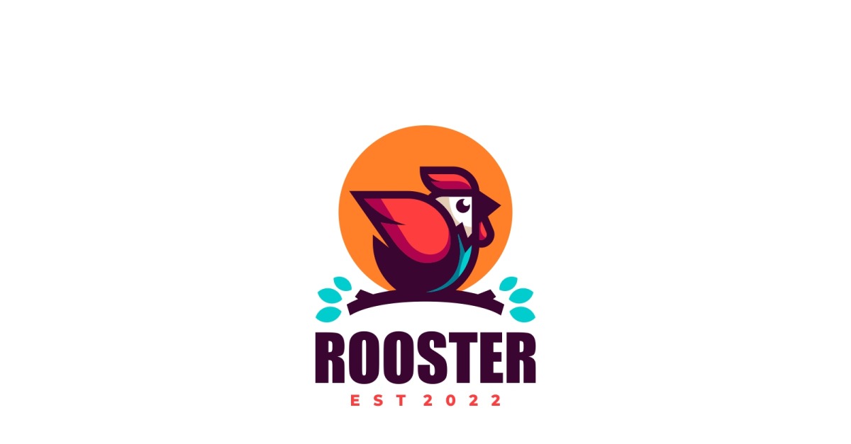 Horoz Renk Maskot Logo Tasarımı #262797 - TemplateMonster