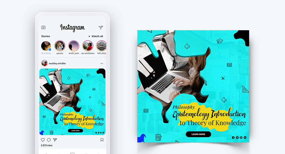 Education Social Media Instagram Post Design Template-09