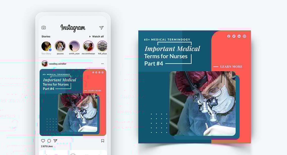 Medical and Hospital Social Media Instagram Post Design Template-05