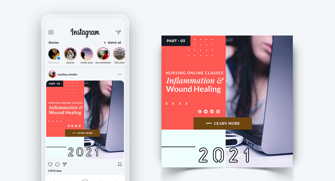 Medical and Hospital Social Media Instagram Post Design Template-07